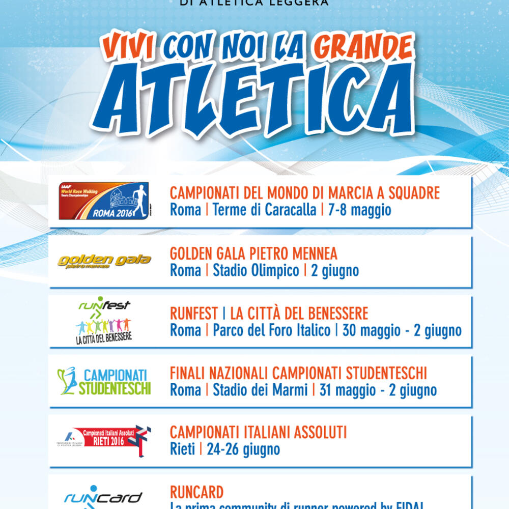 FIDAL - Federazione Italiana Di Atletica Leggera